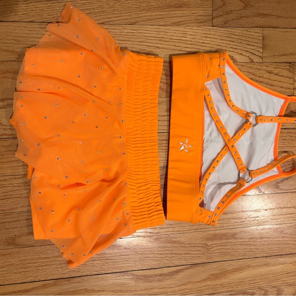 Rebel Athletic | Costumes | Rebel Kids Orange Cheer Set | Poshmark